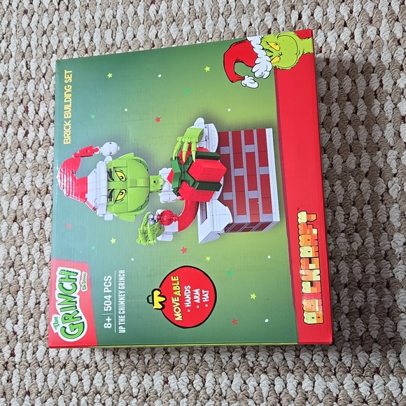 Dr. Seuss | Games | The Grinch Dr Seuss Brick Building Blocks Set Up ...